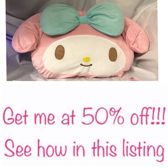 Sanrio | Accents | Sanrio My Melody Big Face Cushion | Poshmark